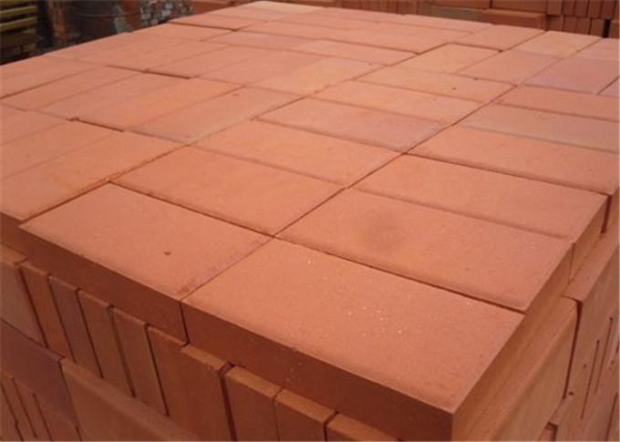 Argile rouge durable de résistance acide pavant la brique pour le ...
